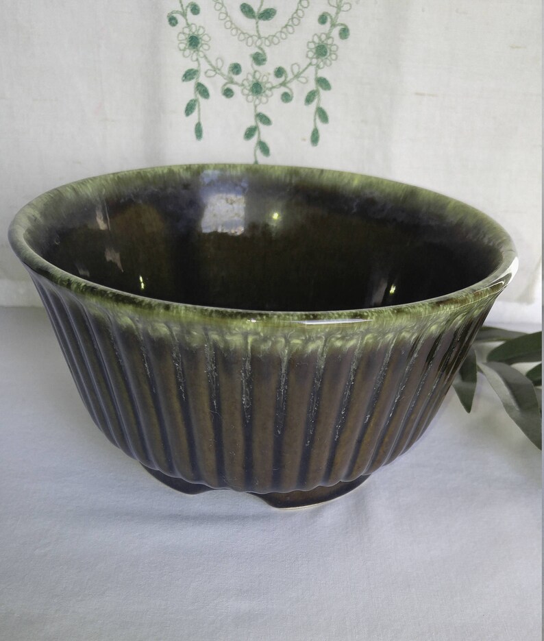 Vintage Hull Pottery Dripware Planter Ribbed Dripware - Etsy