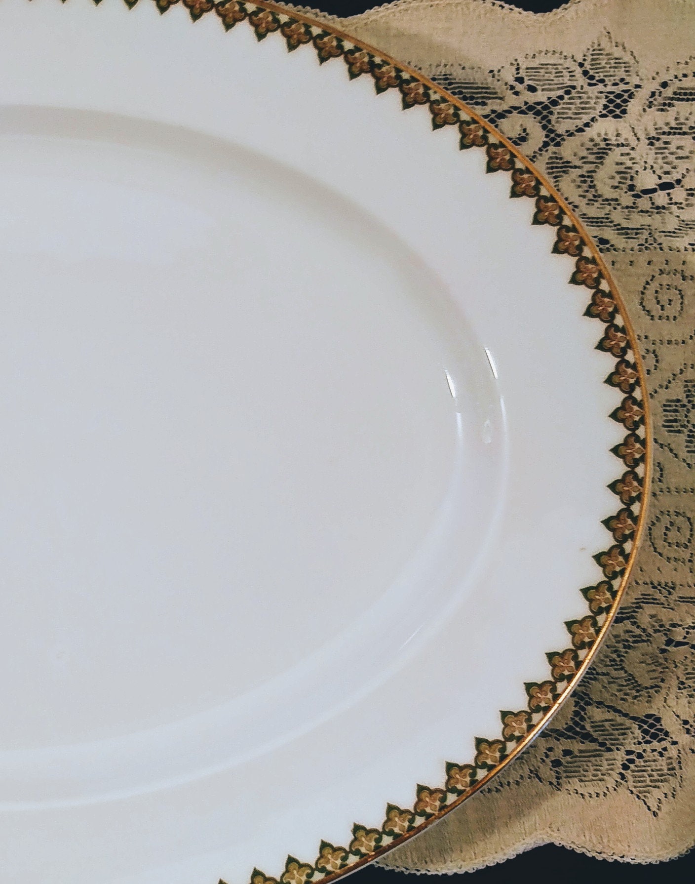 Haviland & Co Limoges France the Monaco Pattern Huge Serving - Etsy