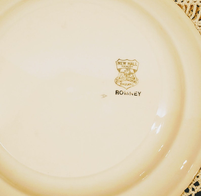 New Hall Pottery Romney Pattern Dinner Plate 10 Available - Etsy