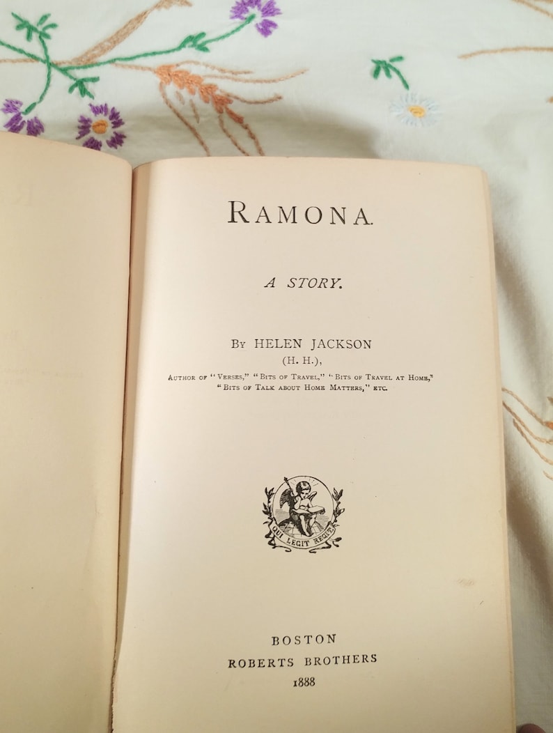 Ramona by Helen Hunt Jackson 1884 First Edition Hard Cover - Etsy