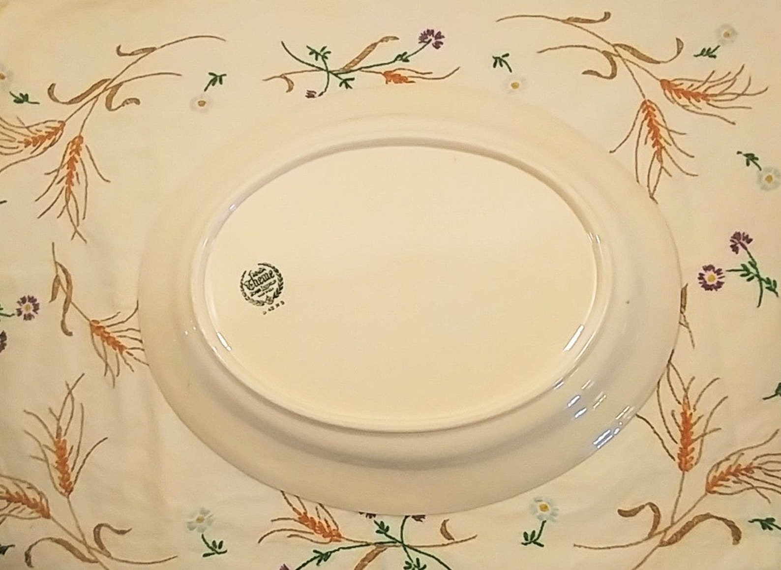 Vintage Large Serving Platter Theme Pattern by Homer - Etsy