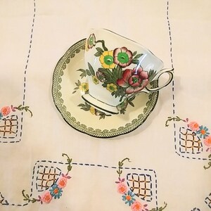 Royal Albert Canton Pattern Footed Cup and Saucer Set - Two Piece Set ...