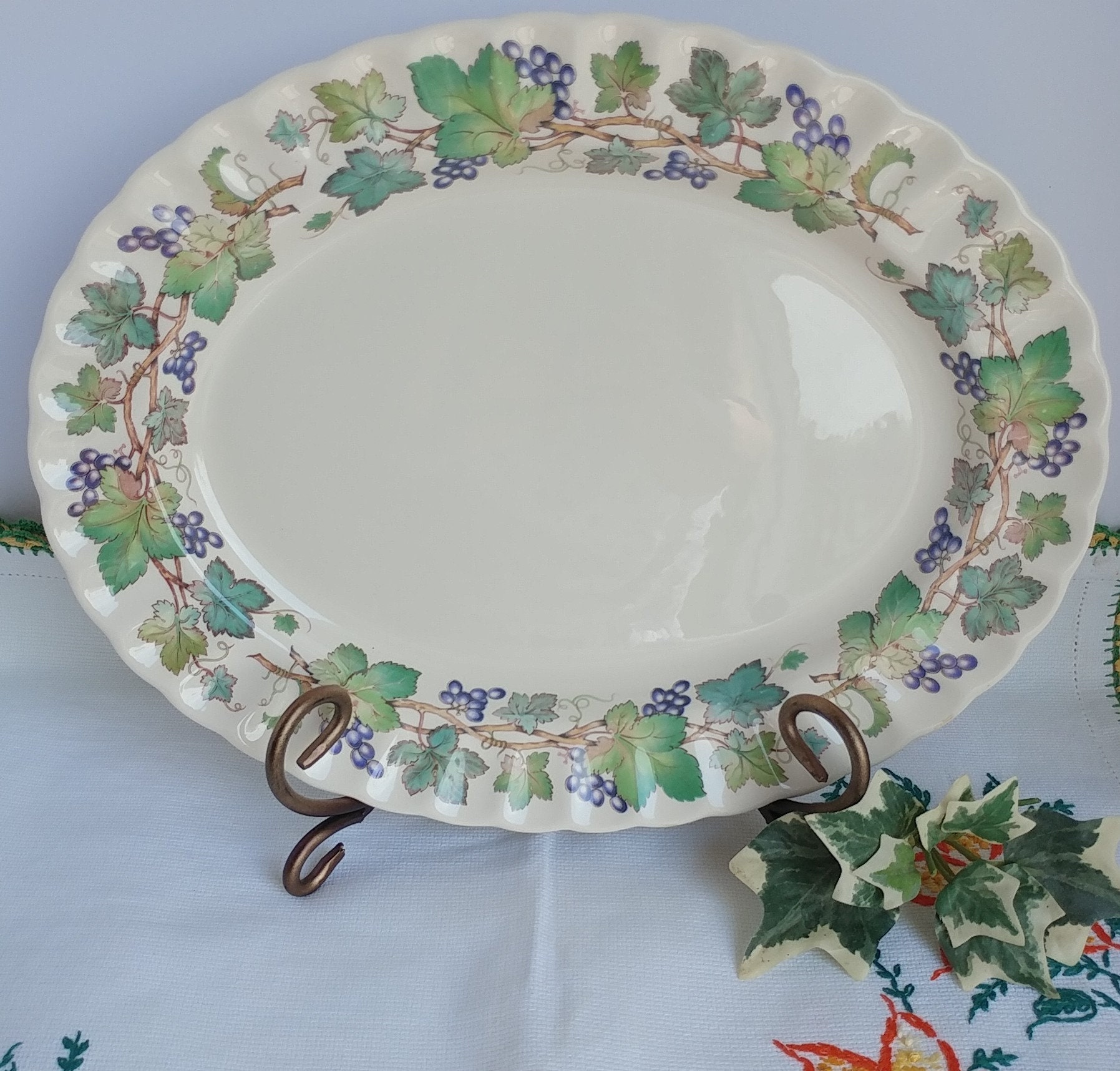 Spode Montecello Vine Pattern Serving Platter Vintage Spode - Etsy