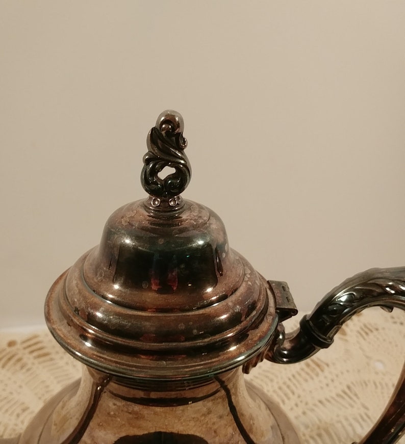 Vintage Oneida Silver Silverplated Coffee Pot Sea Crest - Etsy