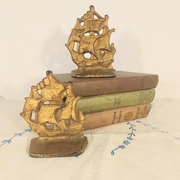 Cast Iron Doorstop Ship - Etsy