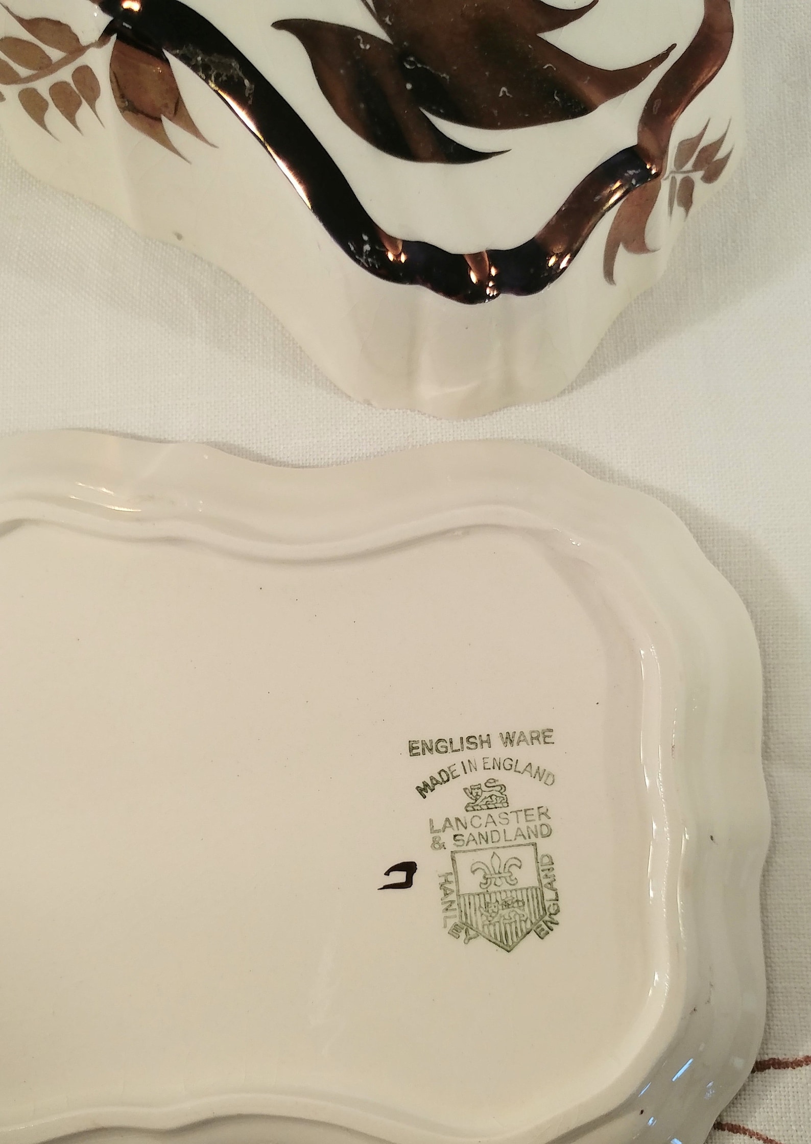 Lancaster & Sandland Englishware Copper Luster Glazed Wedge Cheese ...