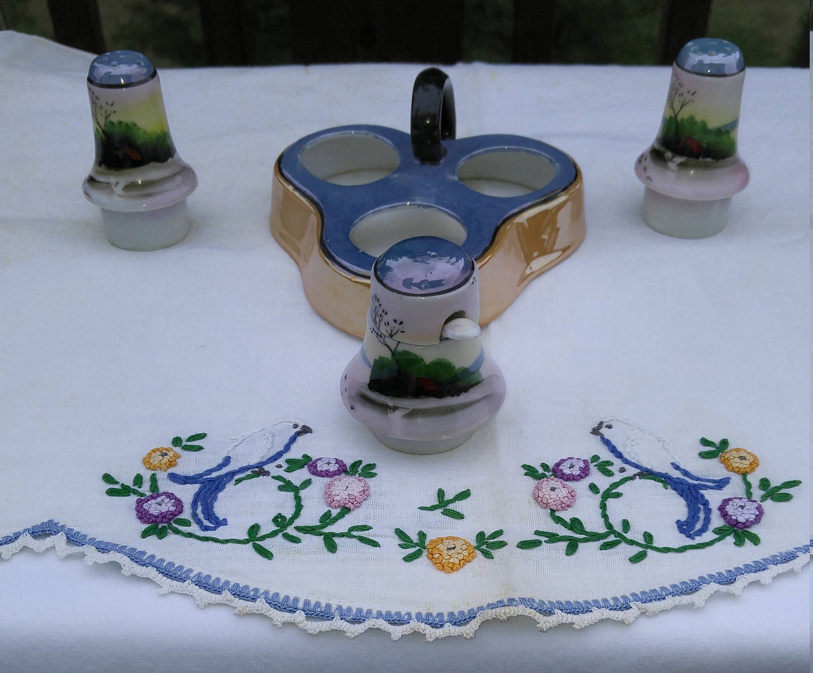 Tashiro Shoten Lusterware Tree in the Meadow House by the - Etsy