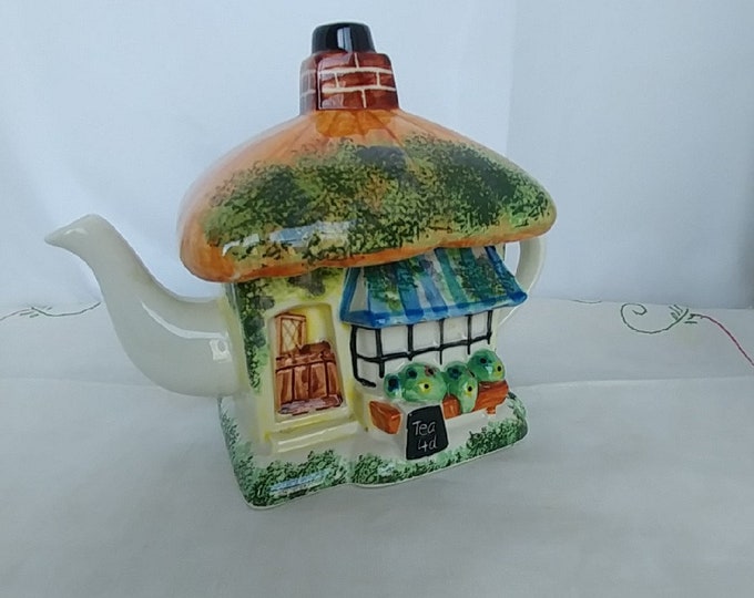 Tony Carter Cottage Tea Shop Teapot; Vintage Tony Carter, Cottage ...