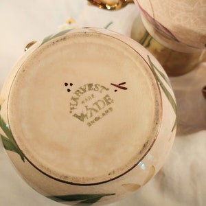 Wade England Harvest Ware 3 Piece Plums and Leaves Copper Luster ...