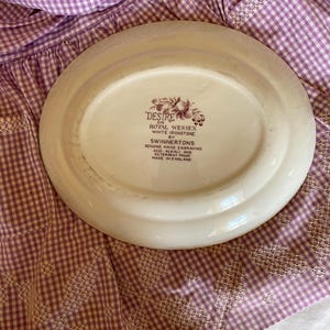 Swinnerton's Royal Wessex Desire Pattern Oval Serving Platter, Purple ...