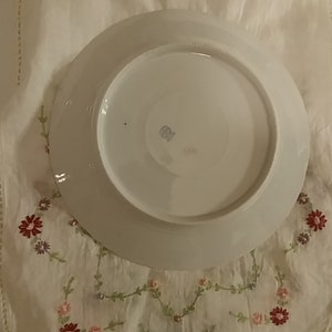 Victoria Austria Rosebuds and Gold Filigree Plate - Set of 2; Vintage ...