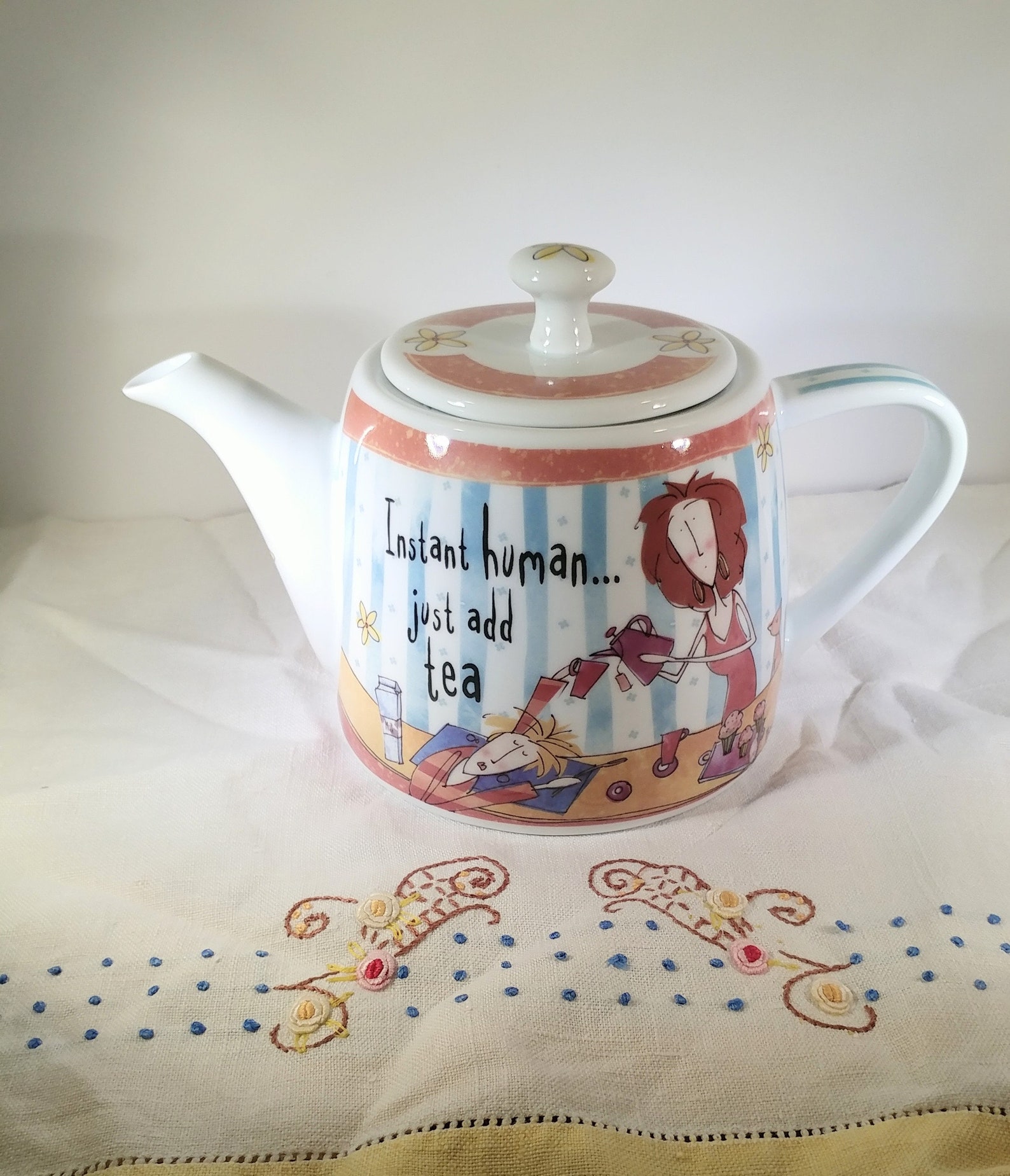 Johnson Brothers England Born to Shop Series Pattern Teapot Instant ...