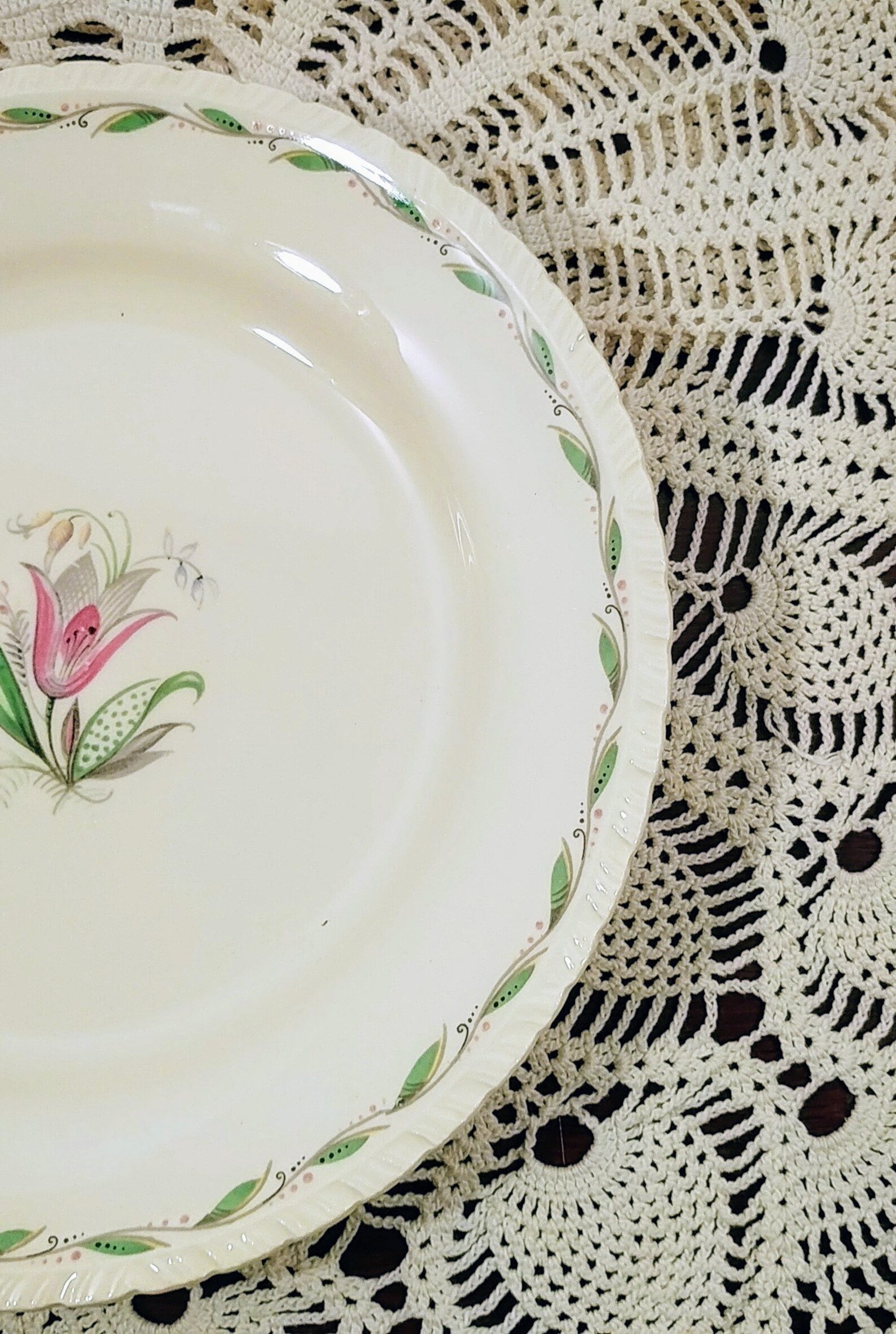 New Hall Pottery Romney Pattern Dinner Plate 10 Available | Etsy