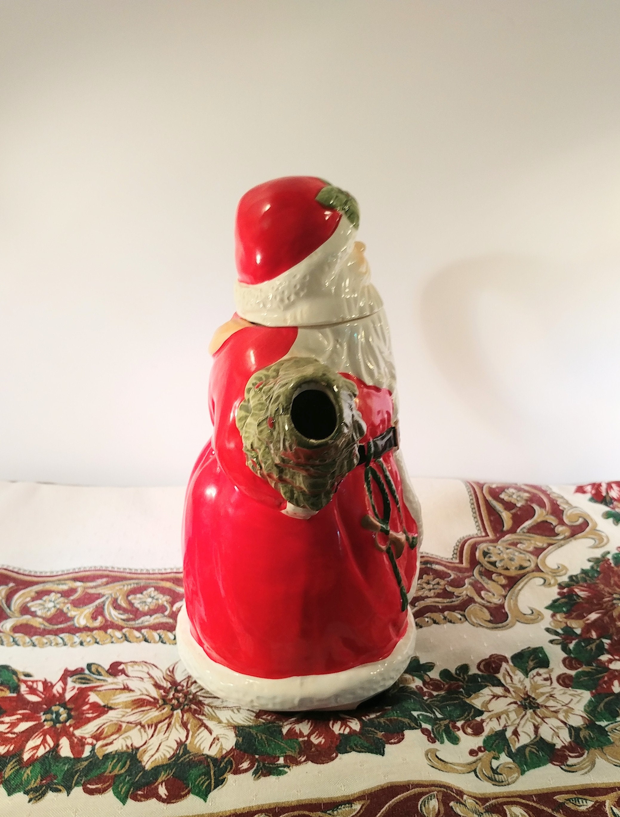 Old World Santa Figural Teapot Full Size Vintage Teapot - Etsy