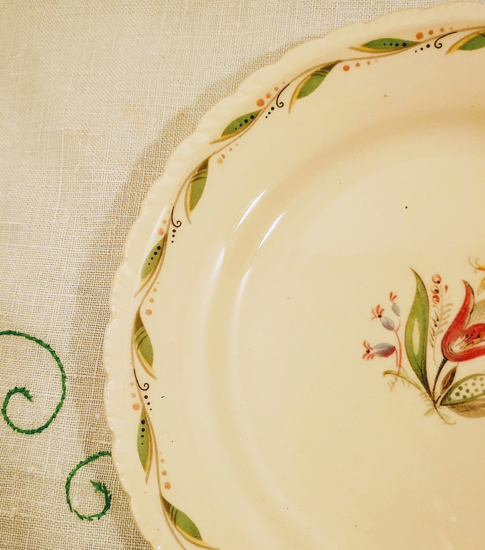 New Hall Pottery Romney Pattern Side Plate Set of 4 Side | Etsy