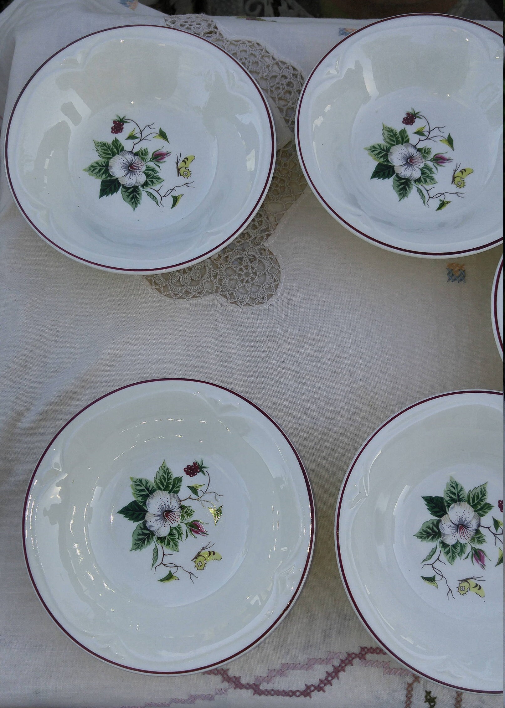 Edwin Knowles China Regency Pattern Berry Bowls Dessert Bowls - Etsy