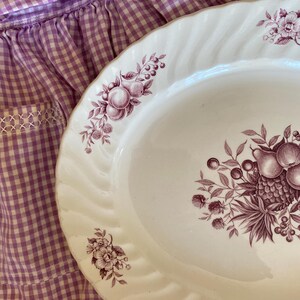 Swinnerton's Royal Wessex Desire Pattern Oval Serving Platter, Purple ...