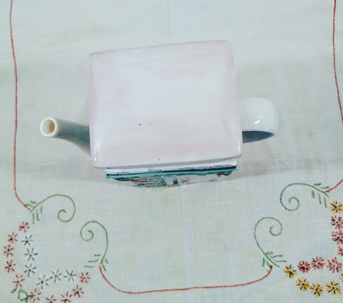 Fun Main Street Store Front Double Sided Teapot - Tex Mex Grill - Boots ...