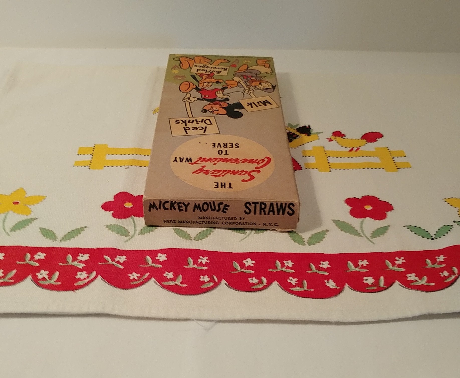 Fun Vintage Disney's Mickey Mouse Sunshine Straws; Vintage Disney ...