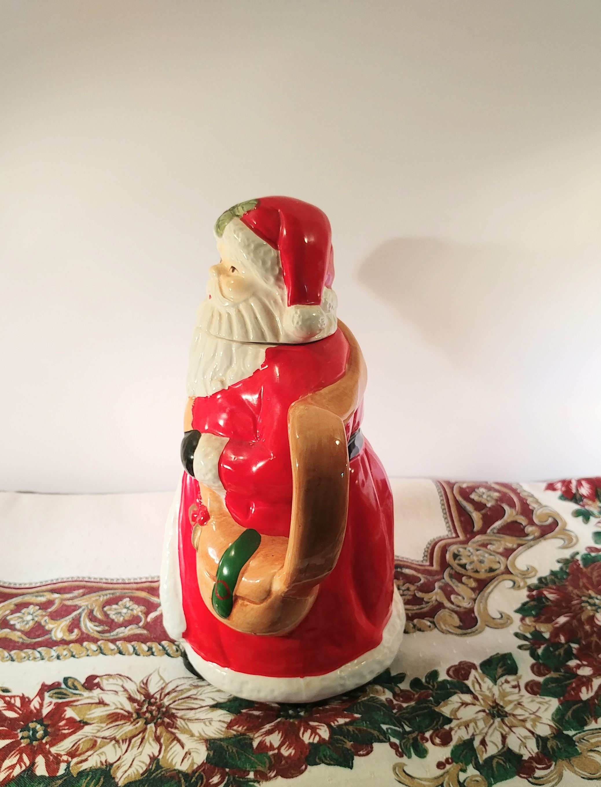 Old World Santa Figural Teapot Full Size Vintage Teapot - Etsy