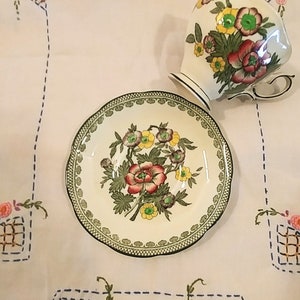 Royal Albert Canton Pattern Footed Cup and Saucer Set - Two Piece Set ...