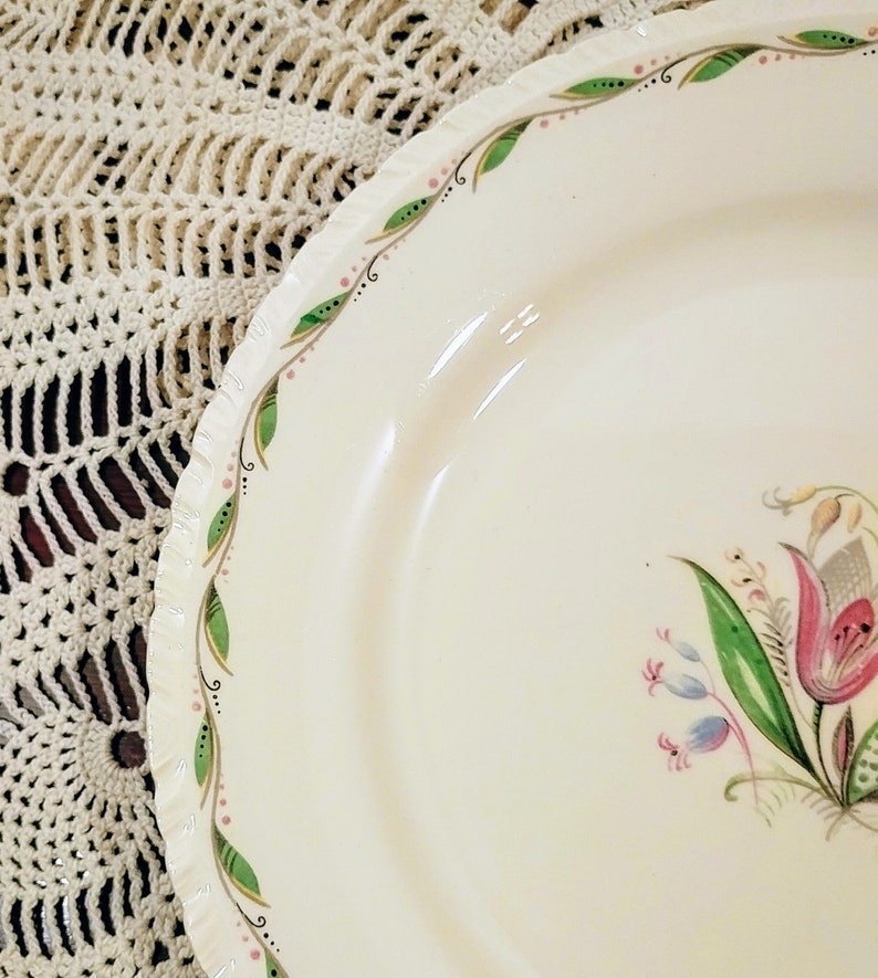 New Hall Pottery Romney Pattern Dinner Plate 10 Available | Etsy