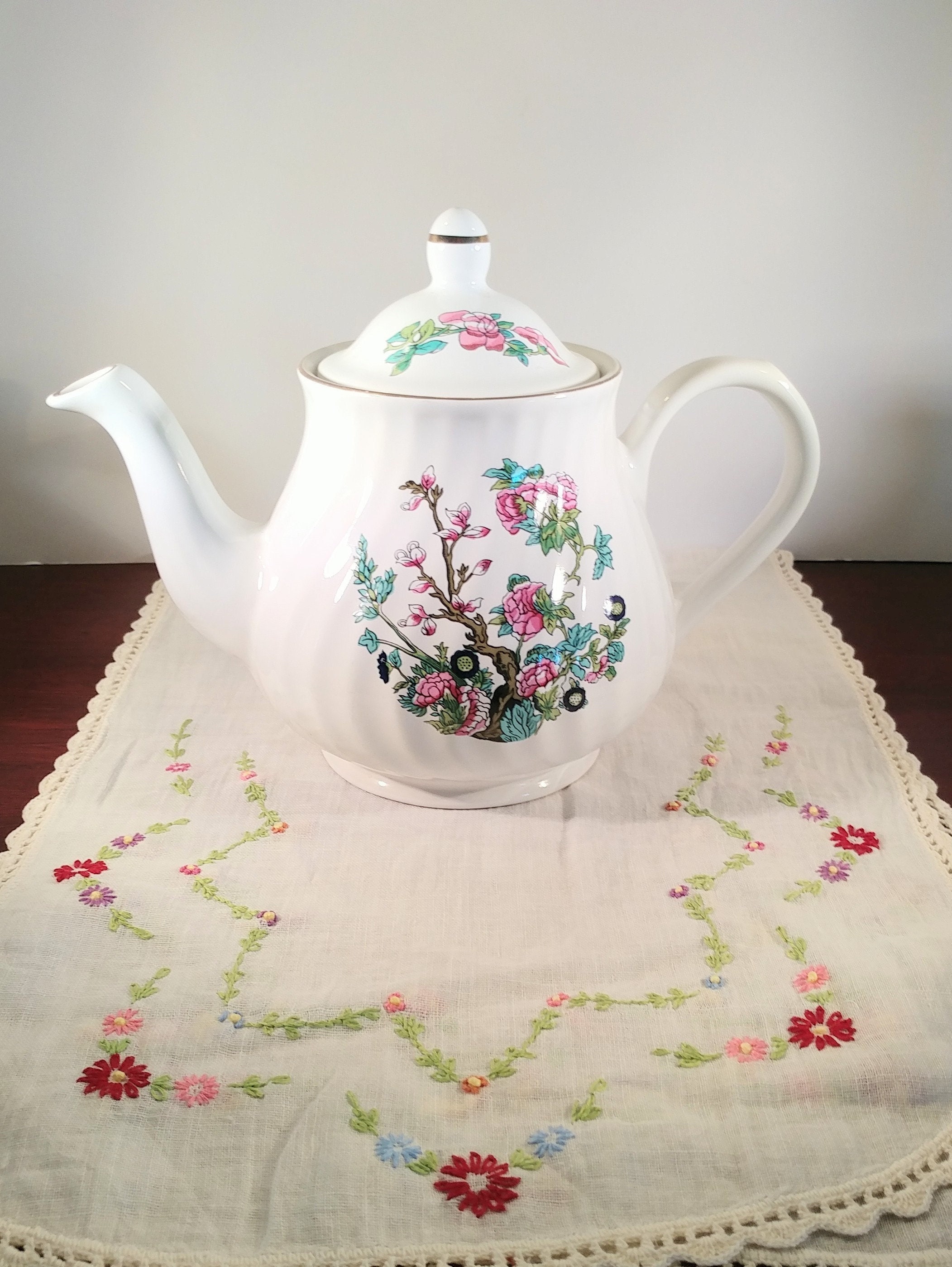 Arthur Wood & Son Indian Tree Pattern Teapot Full Size - Etsy