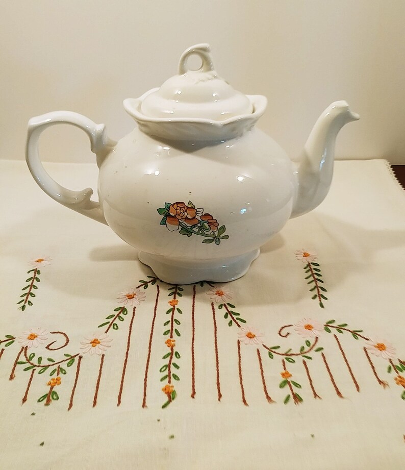 Vintage Indian Tree Pattern Pedestal Teapot by Duchess China - Etsy