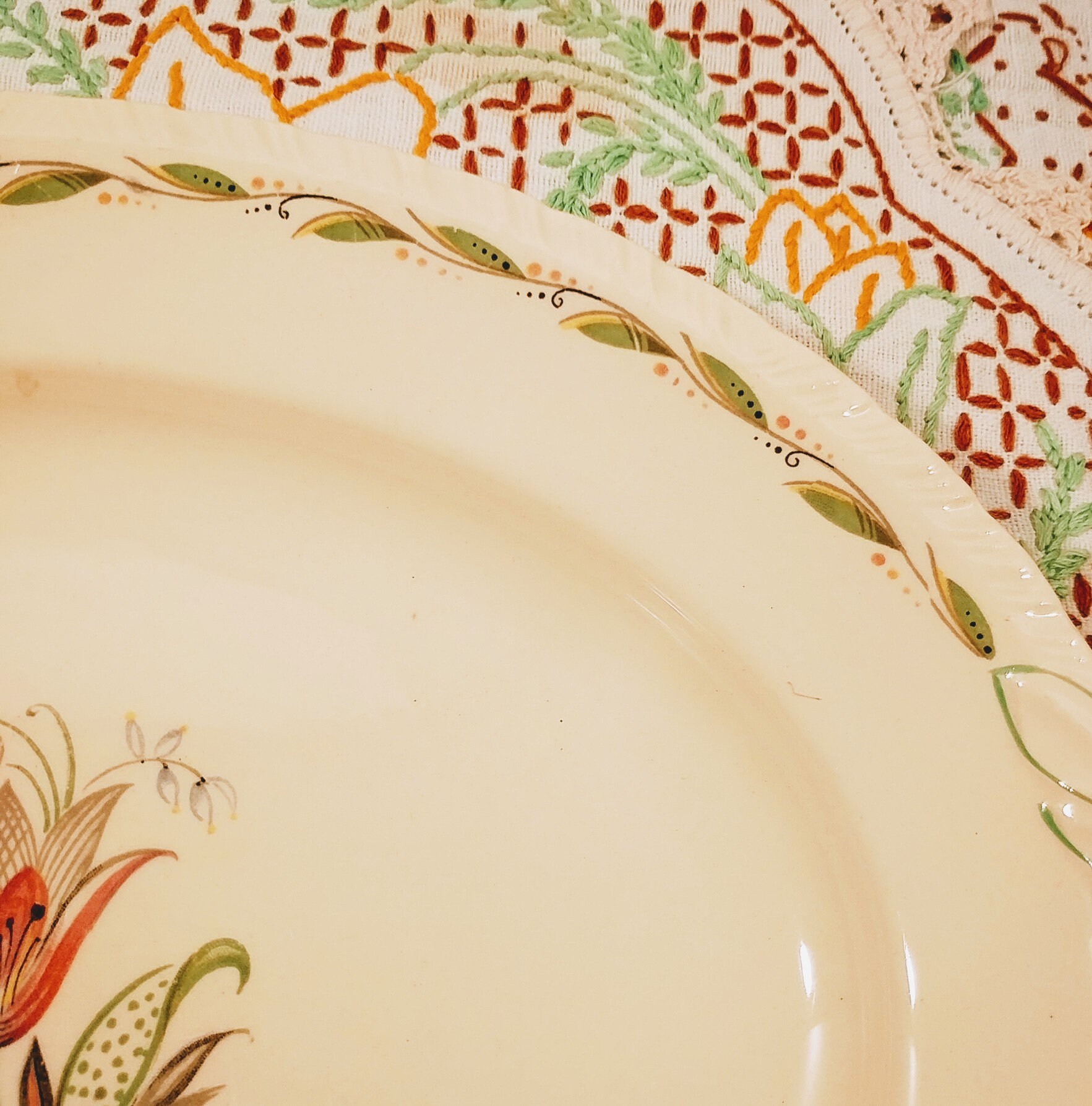 New Hall Pottery Romney Pattern Serving Platter Vintage New - Etsy