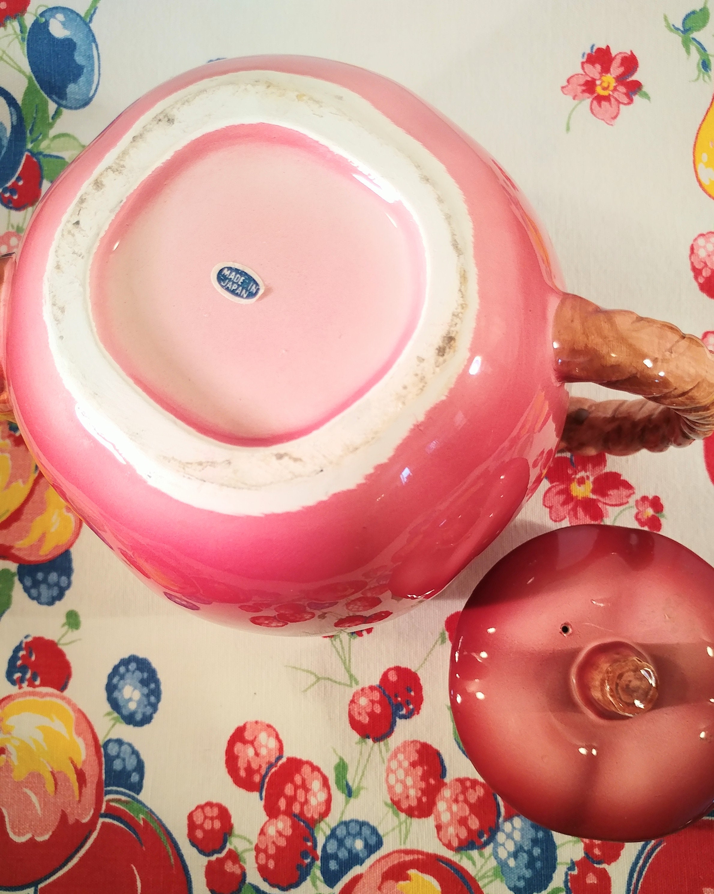 Luscious Red Apple Teapot Full Size Vintage Teapot Figural | Etsy