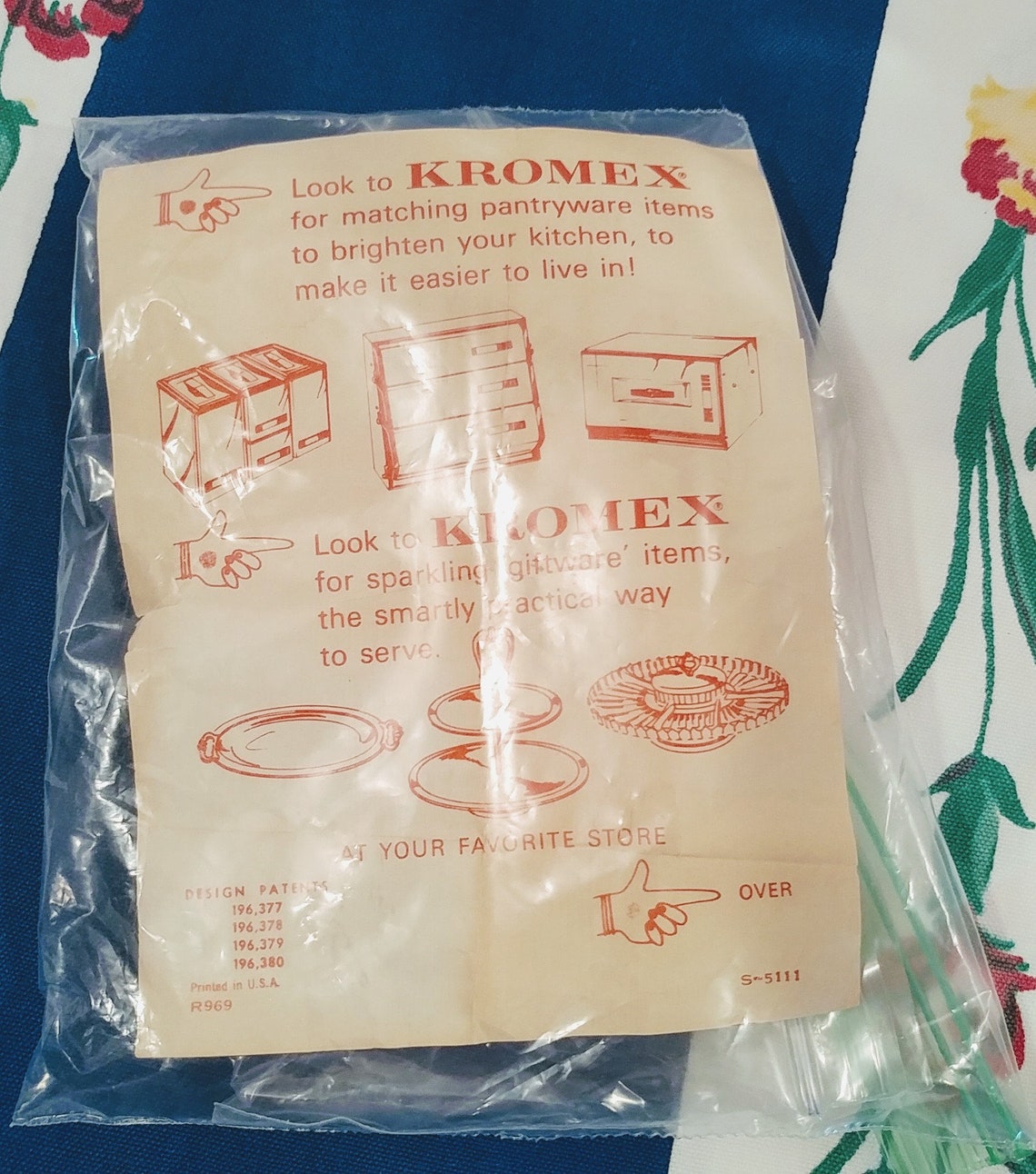 Fab Mid Century Modern Kromex Condiment Caddy with Original | Etsy