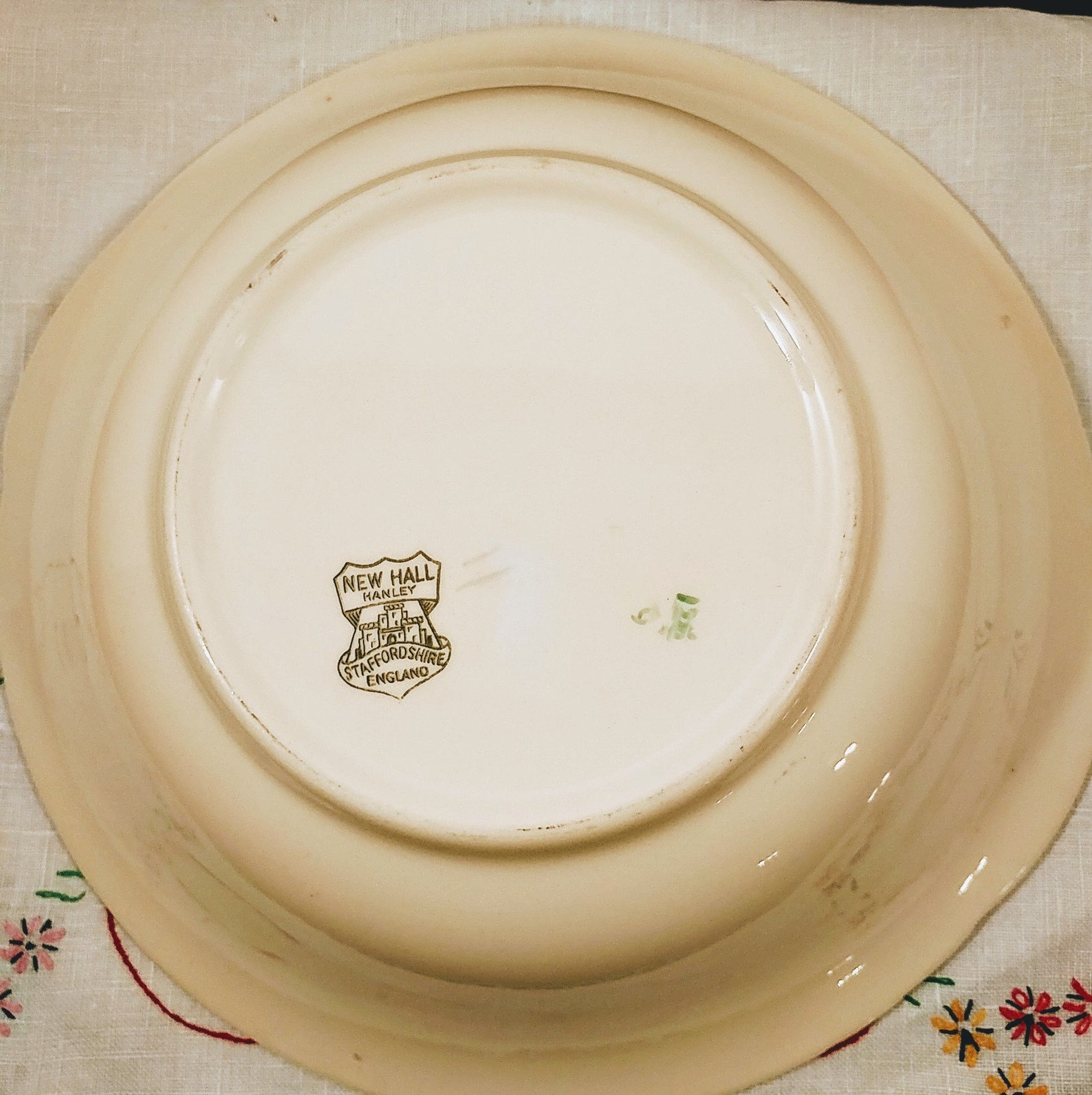 New Hall Pottery Romney Pattern Large Open Serving Bowl - Etsy