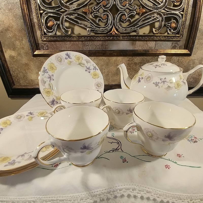 Bone China Tea Set - Etsy