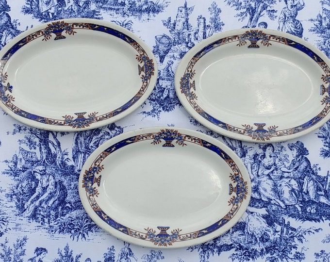 Vintage Mayer China Arlane Oval Side Plate - Set of 3; Vintage Mayer ...