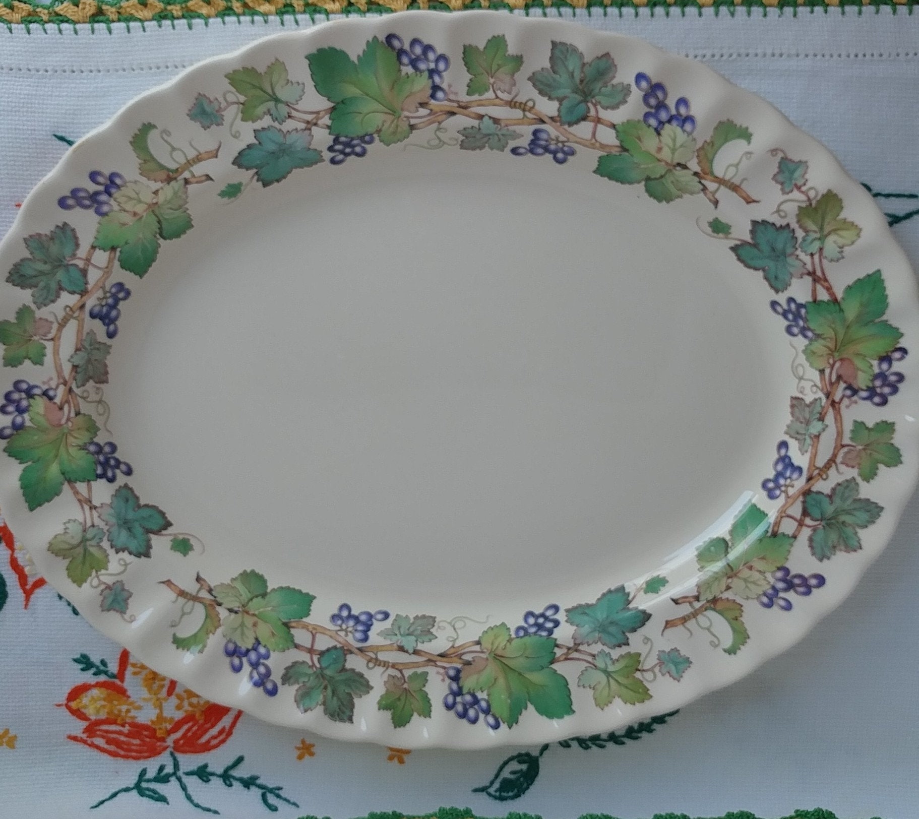 Spode Montecello Vine Pattern Serving Platter Vintage Spode - Etsy