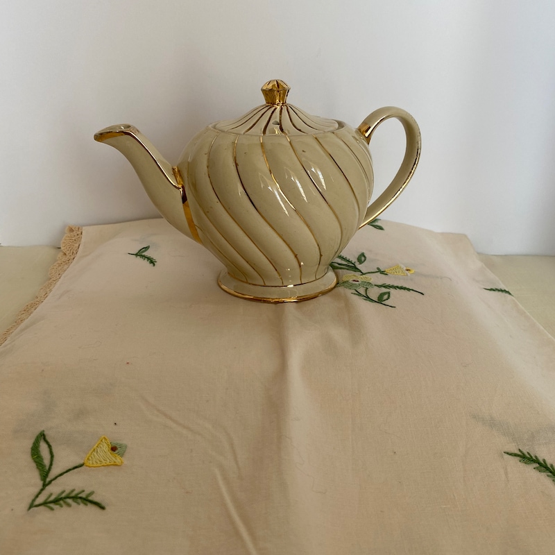 Cream Teapot - Etsy
