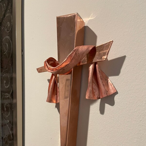 Copper Cross - Etsy