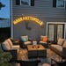 Rustic Military Marquee Sign, Light up Metal Letters Wall Decor ...
