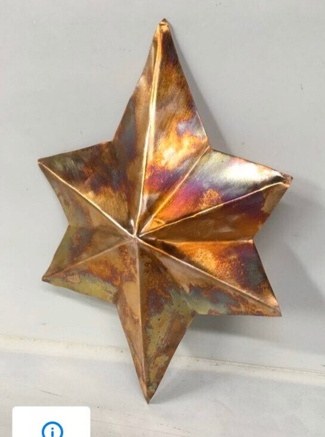 6 Pointed Copper Tree Topper: Hand Crafted Custom Made - Etsy