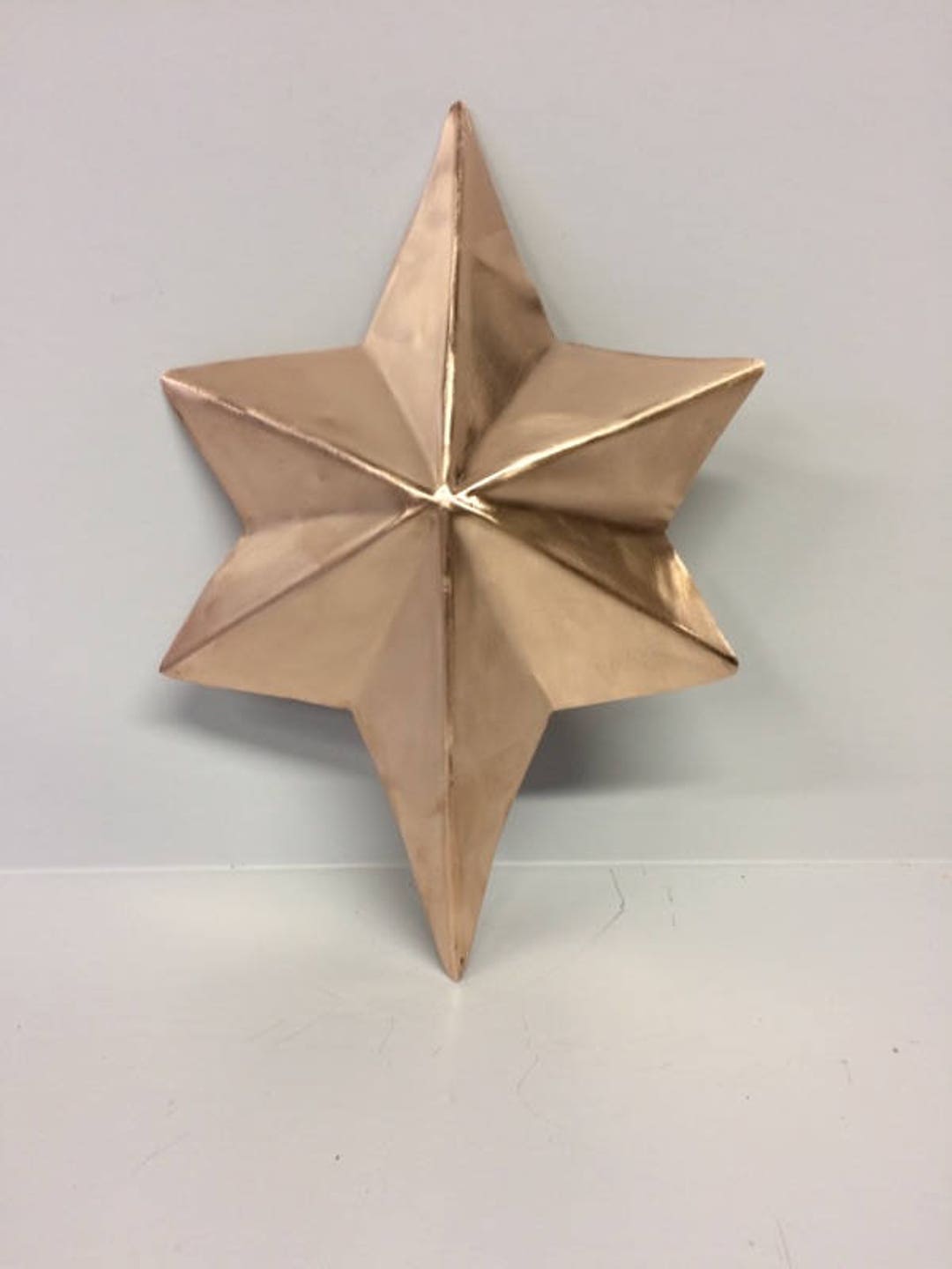 6 Pointed Copper Tree Topper: Hand Crafted Custom Made - Etsy