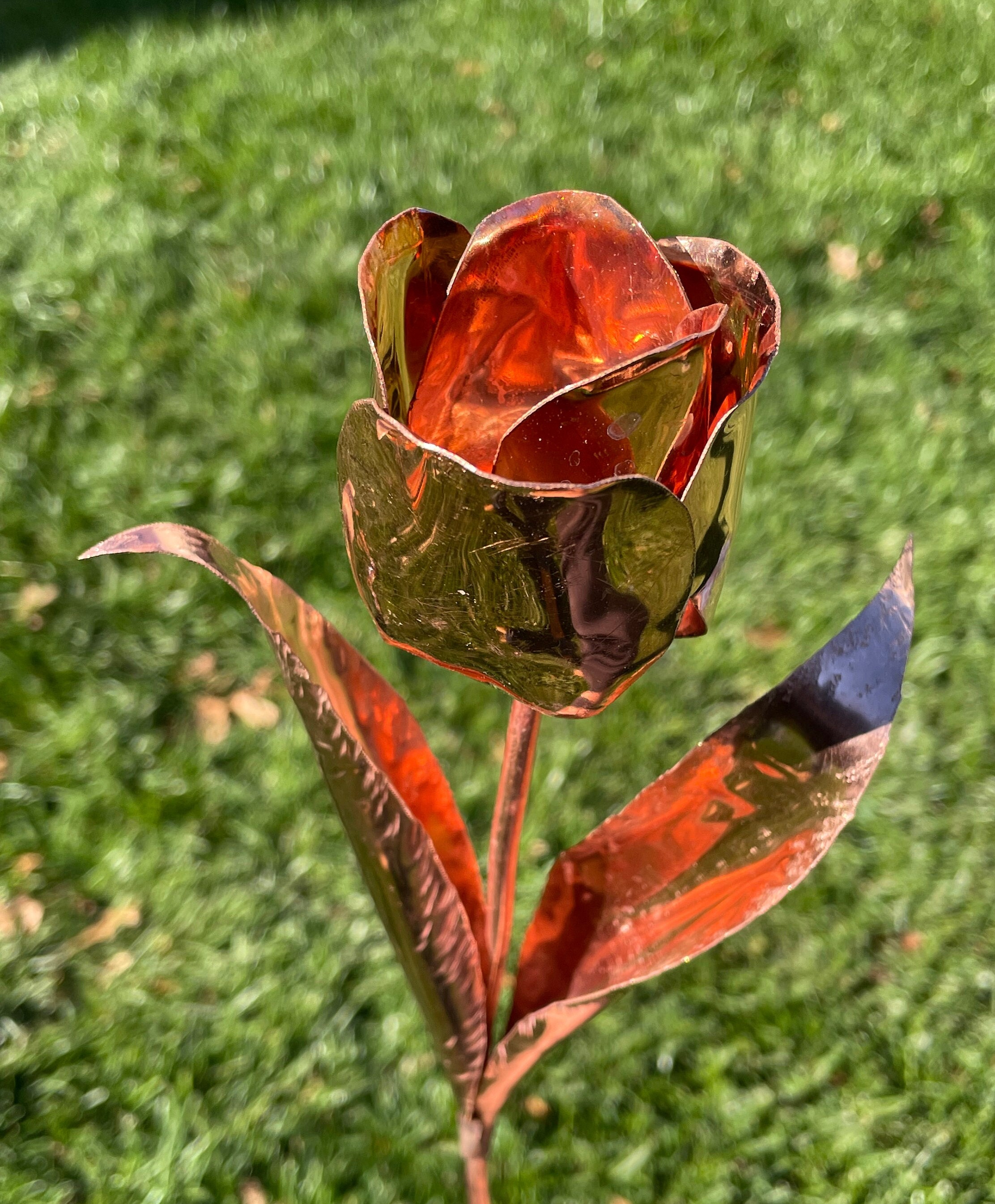 Custom Hand Crafted Copper Tulips - Etsy