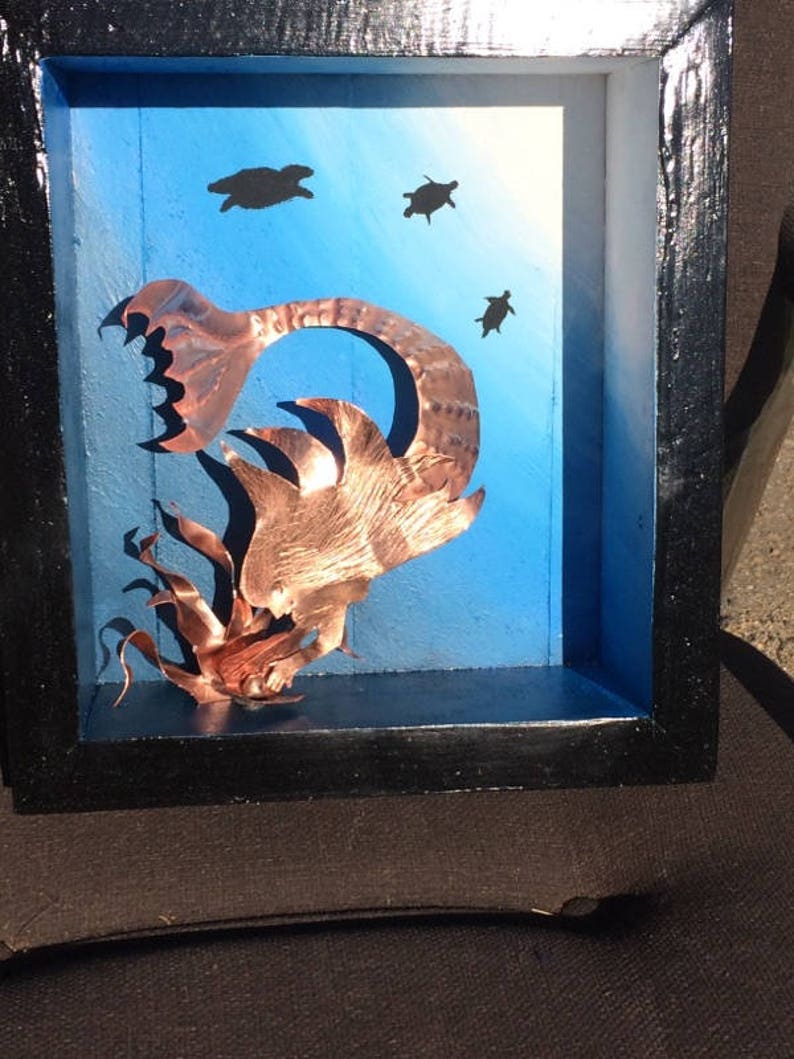 Custom Hand Crafted Copper Mermaid - Etsy