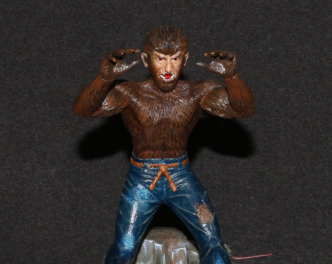 Aurora Model Built up 1962 Wolfman Original Pro Job - Etsy