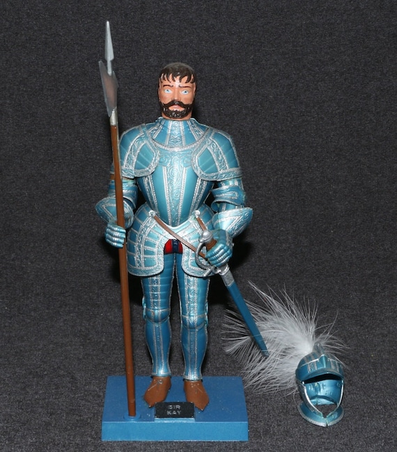 Aurora Model Built up 1973 Blue Knight of Milan Polk 1963 - Etsy