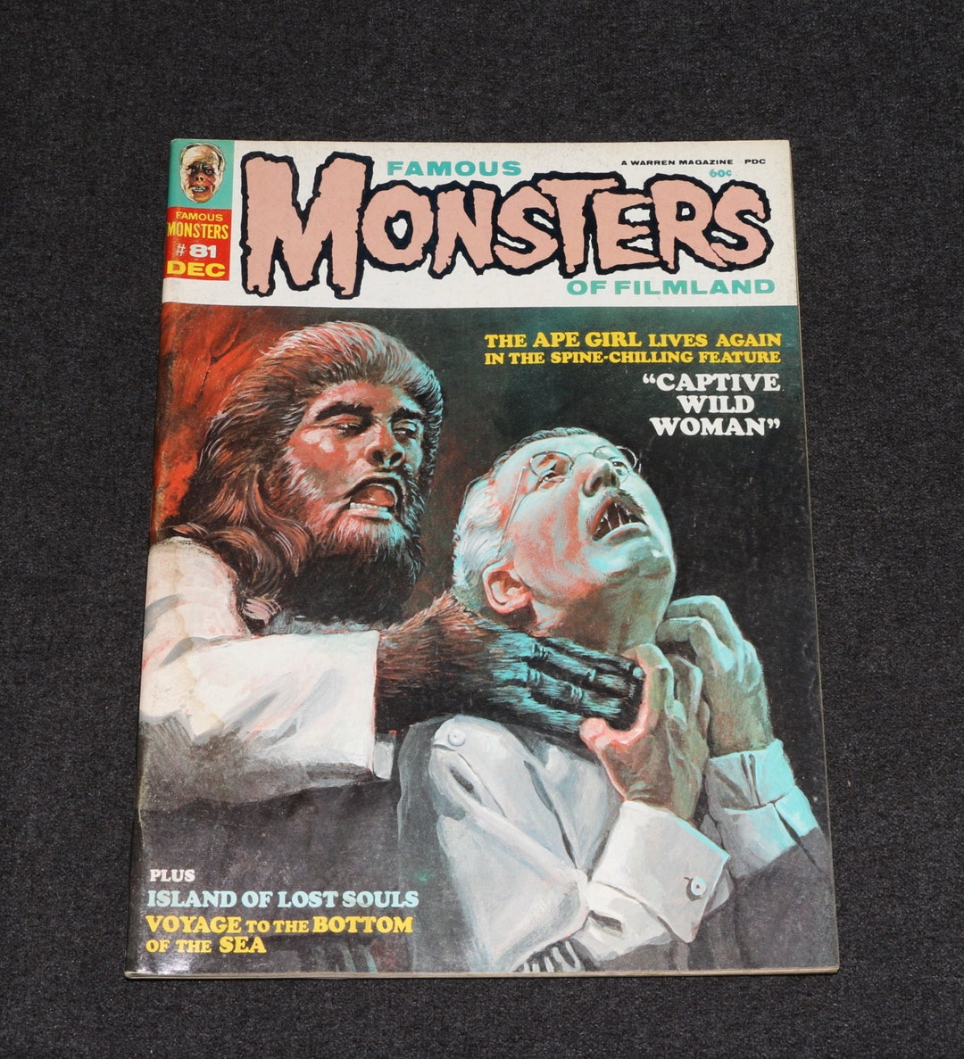 Famous Monsters #81 1970 Isle of Lost Souls Captive Wild Woman A - Etsy