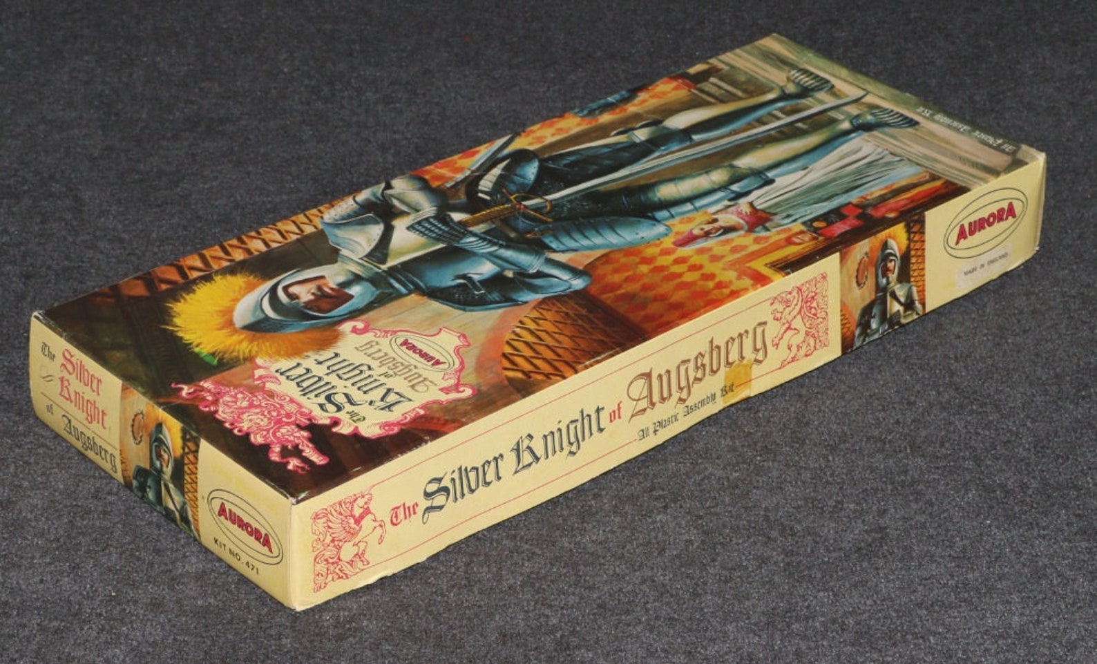 Aurora Model Built up 1973 Silver Knight of Augsberg Polk 1963 UK USA ...