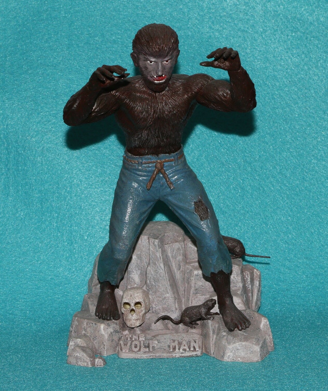 Aurora Model Built up 1962 Wolfman Original A - Etsy