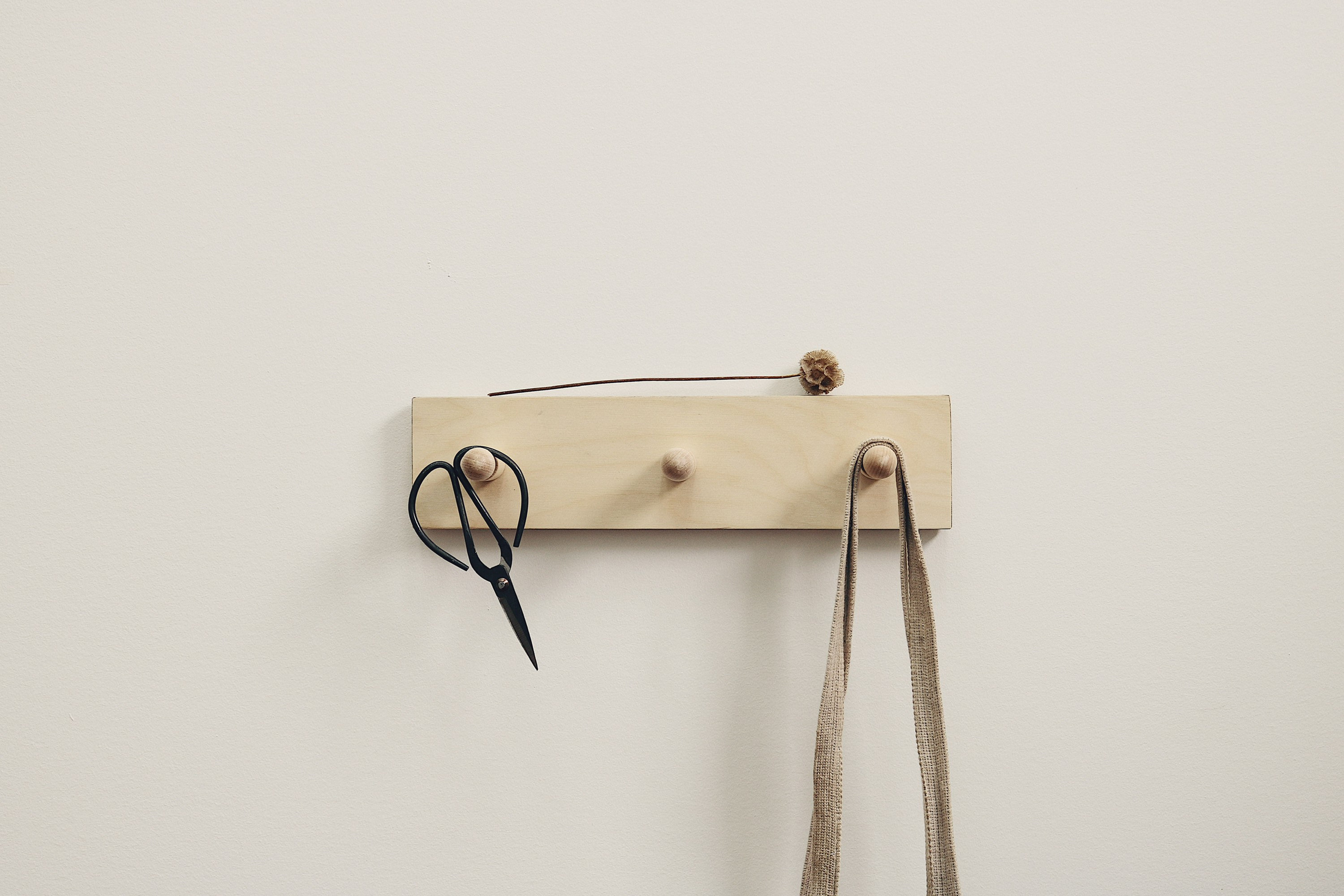 Modern Peg Rail 3 Peg Wall Rack Wall Hook Entryway Shaker - Etsy