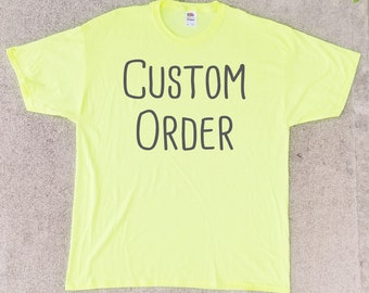 Custom order shirt | Etsy