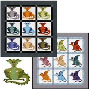 Dragon Applique - Etsy